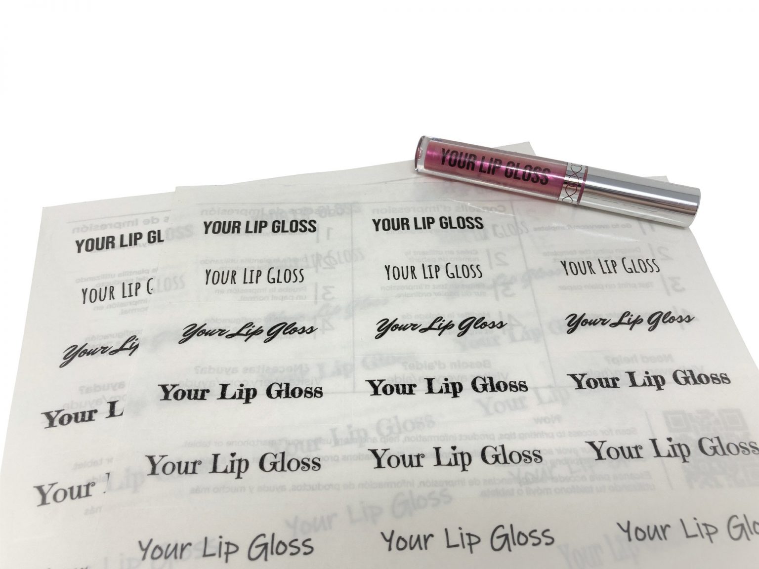 Customize lip gloss labels -Fast Production-Exclusive Discount