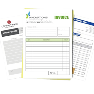 Custom invoice booklet - Fast Production- Cheap Prices-Free shipping